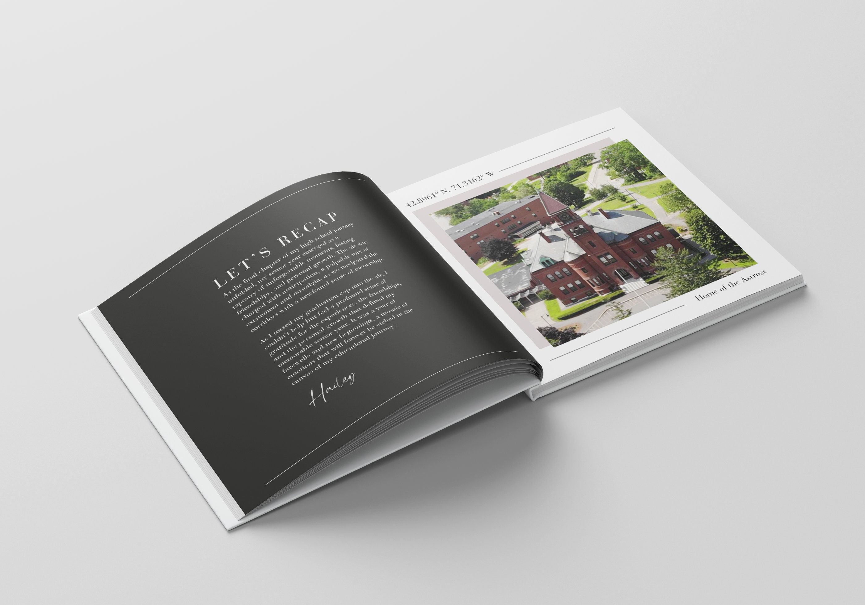 Canva Template | High School Memory Book | DIY Canva Photo Book ...