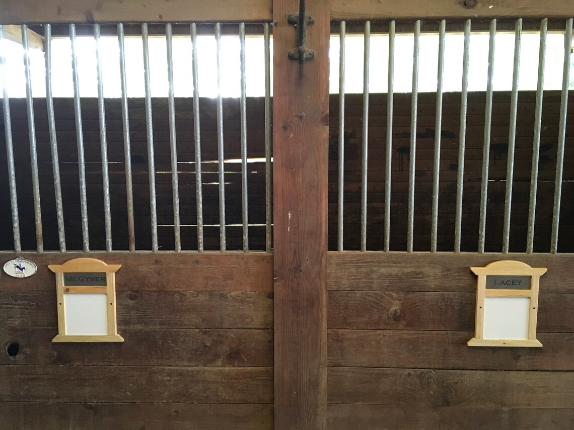 Horse Stall Sign Equine Name Plaque Horse Barn Sign Stable - Etsy