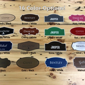 Personalized Horse Stall Name Plate: Weatherproof Acrylic Barn Sign - Etsy