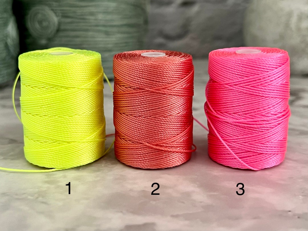 2.0 M C-lon Yarn Nylon Yarn for Jewelry Making, 0.5 Mm Thick, Choice of ...