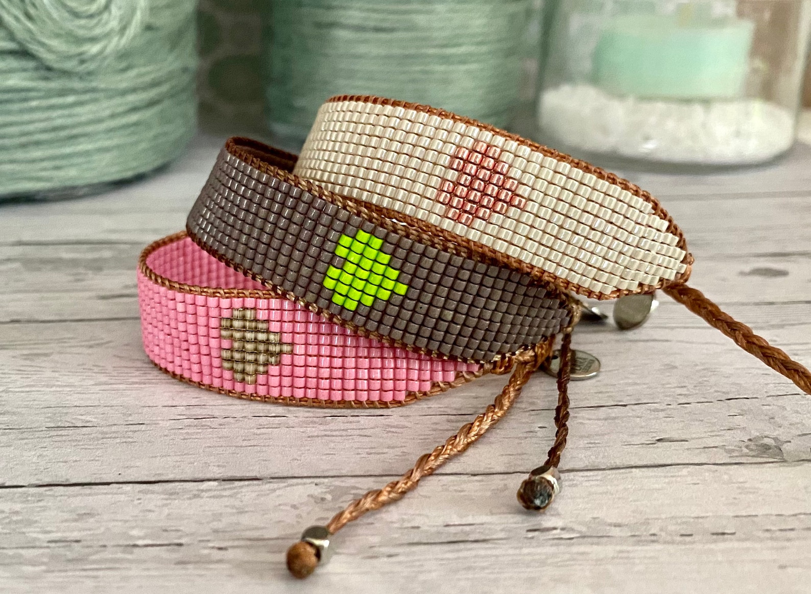 HEARTFELT III Bracelet Made of Japanese Miyuki Delica Pearls - Etsy