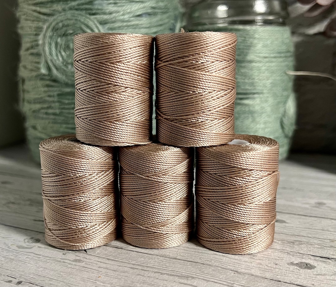 2.0m C-lon Jewelry Making Thread 0.5mm Blush Nylon Thread - Etsy