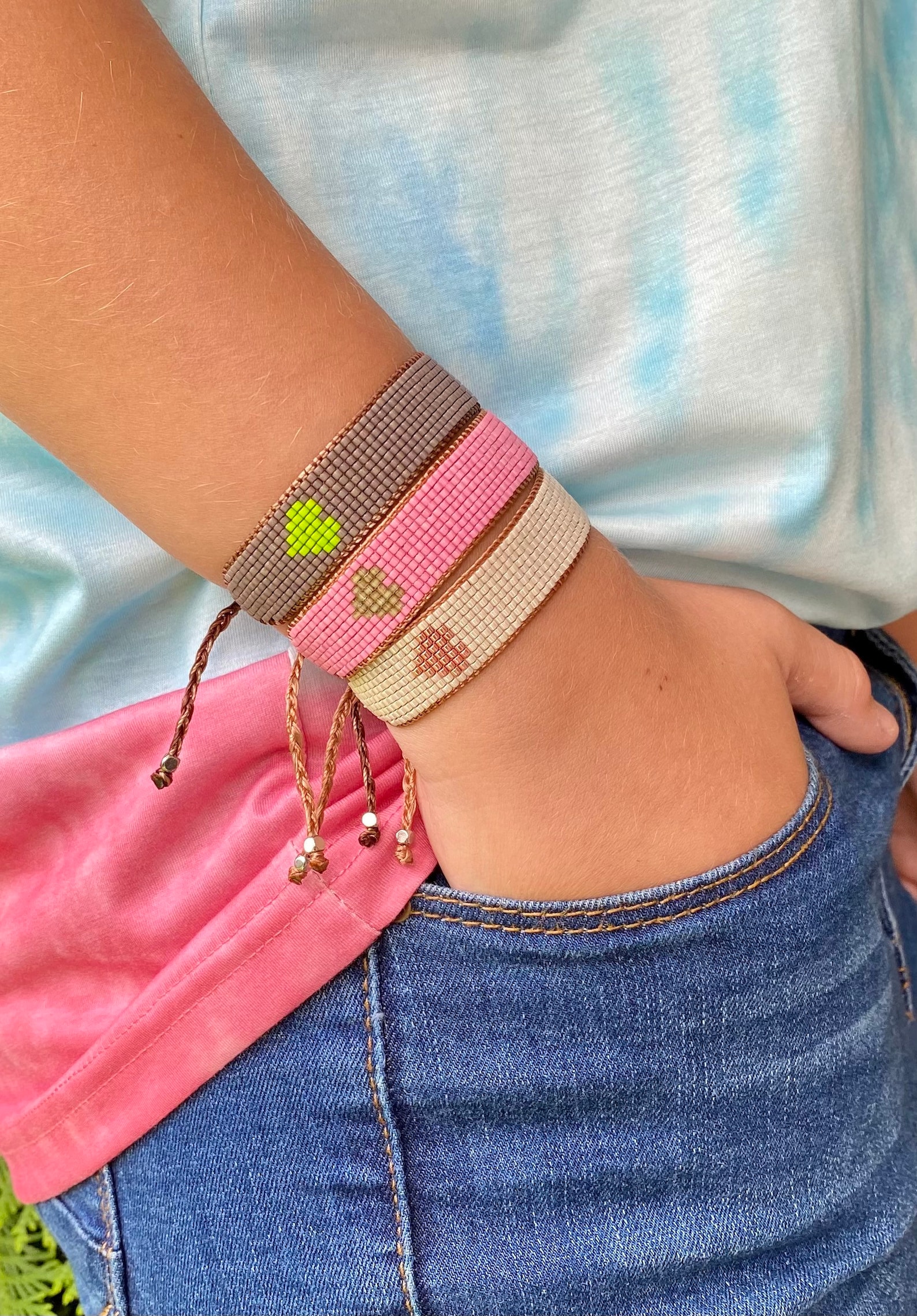 HEARTFELT III Bracelet Made of Japanese Miyuki Delica Pearls - Etsy