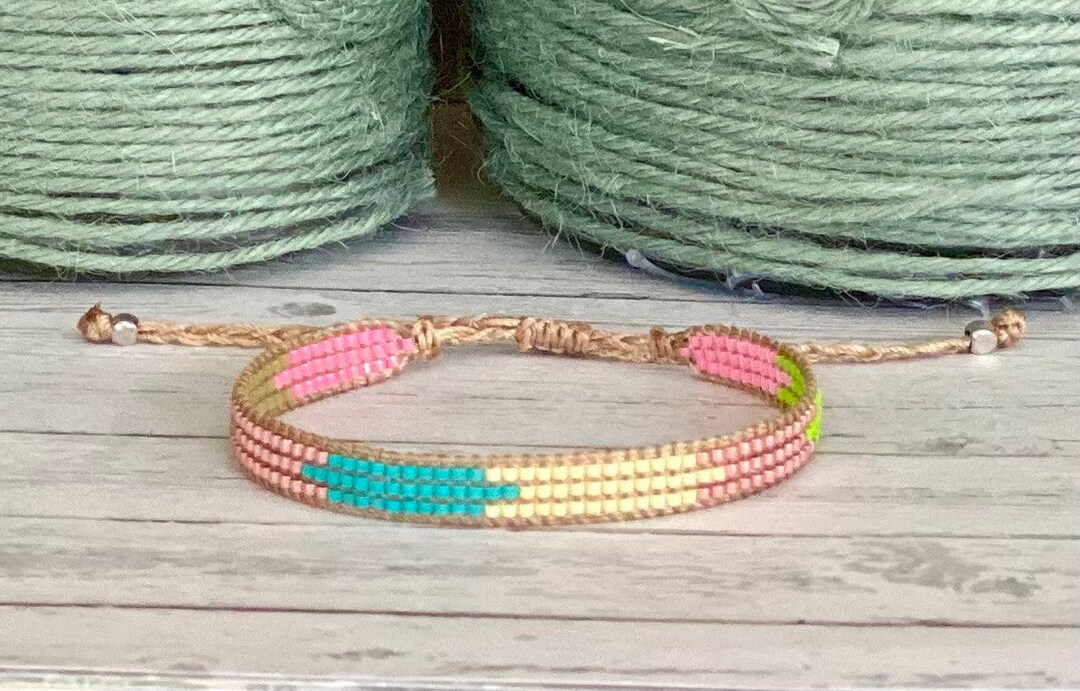 LUMINOUS COLORFUL Armcandy Miyuki ARMBAND handgewebt - Etsy Österreich