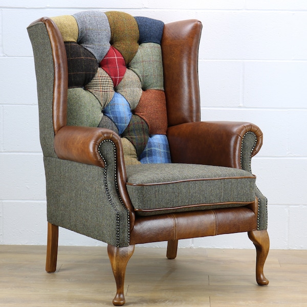 Patchwork Chair - Etsy UK