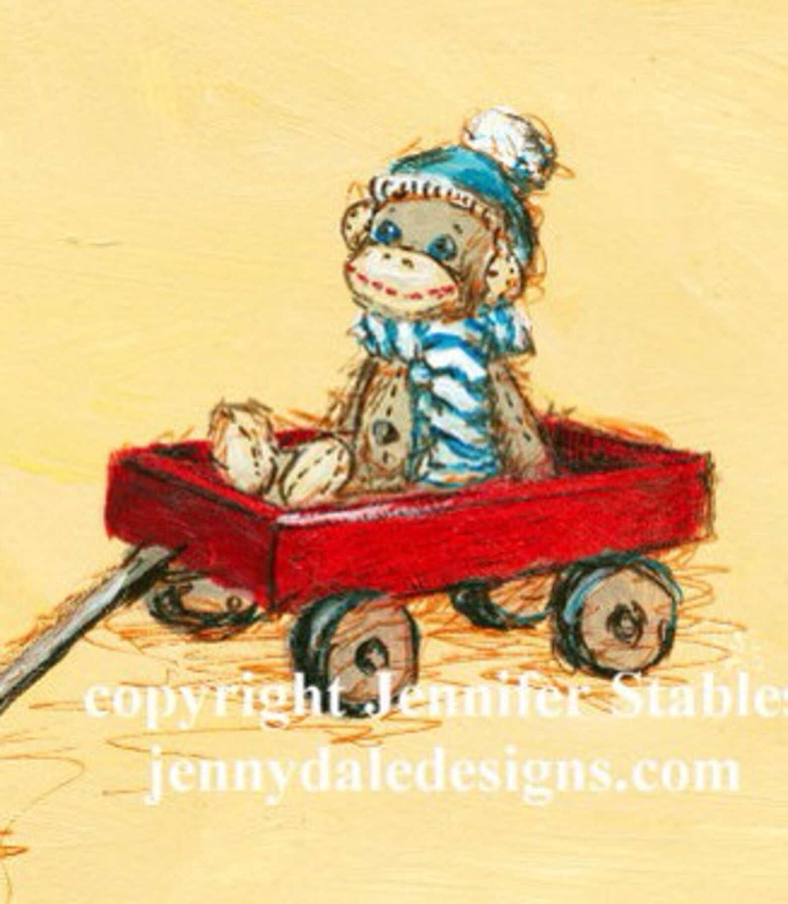 Sock Monkey Art Nursery Art Nursery Decor Sock Monkey 5 - Etsy