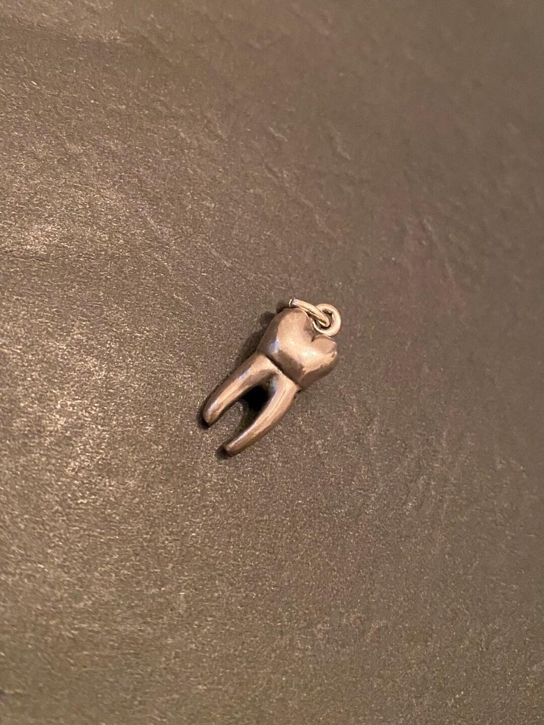 Vintage Sterling Tooth Charm - Etsy