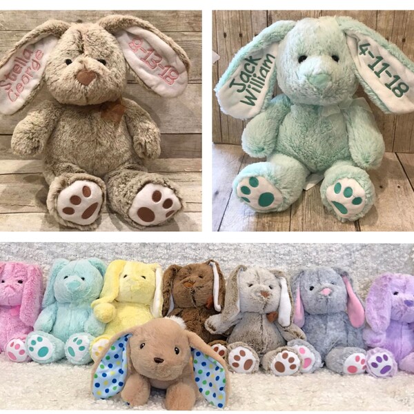 Personalized Bunny - Etsy
