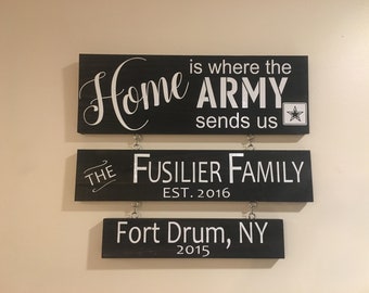 Military Duty Station Sign - Etsy