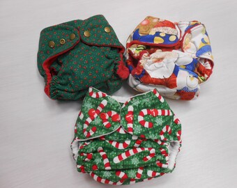 Christmas Diaper | Etsy