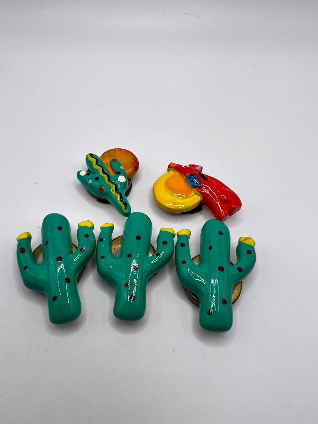 Button Covers, Vintage , Western Desert Plastic Button Covers , Set of ...