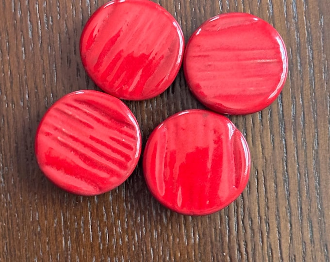 Button Covers, Gold Tone Button Covers, Black Cabochons, Vintage, Set ...