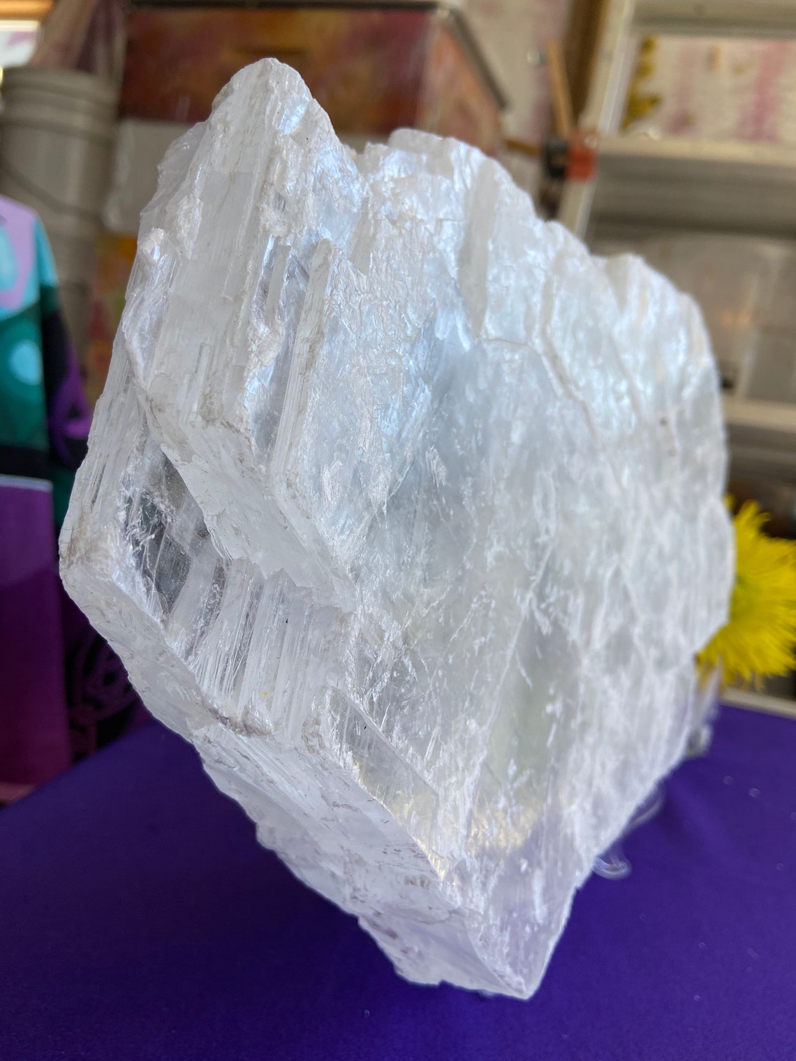 Translucent Selenite Large Show Piece from Nevada Blessed | Etsy
