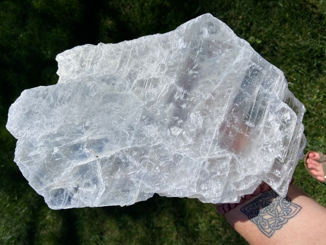 Translucent Selenite, Large Show Piece From Nevada - Blessed - Etsy
