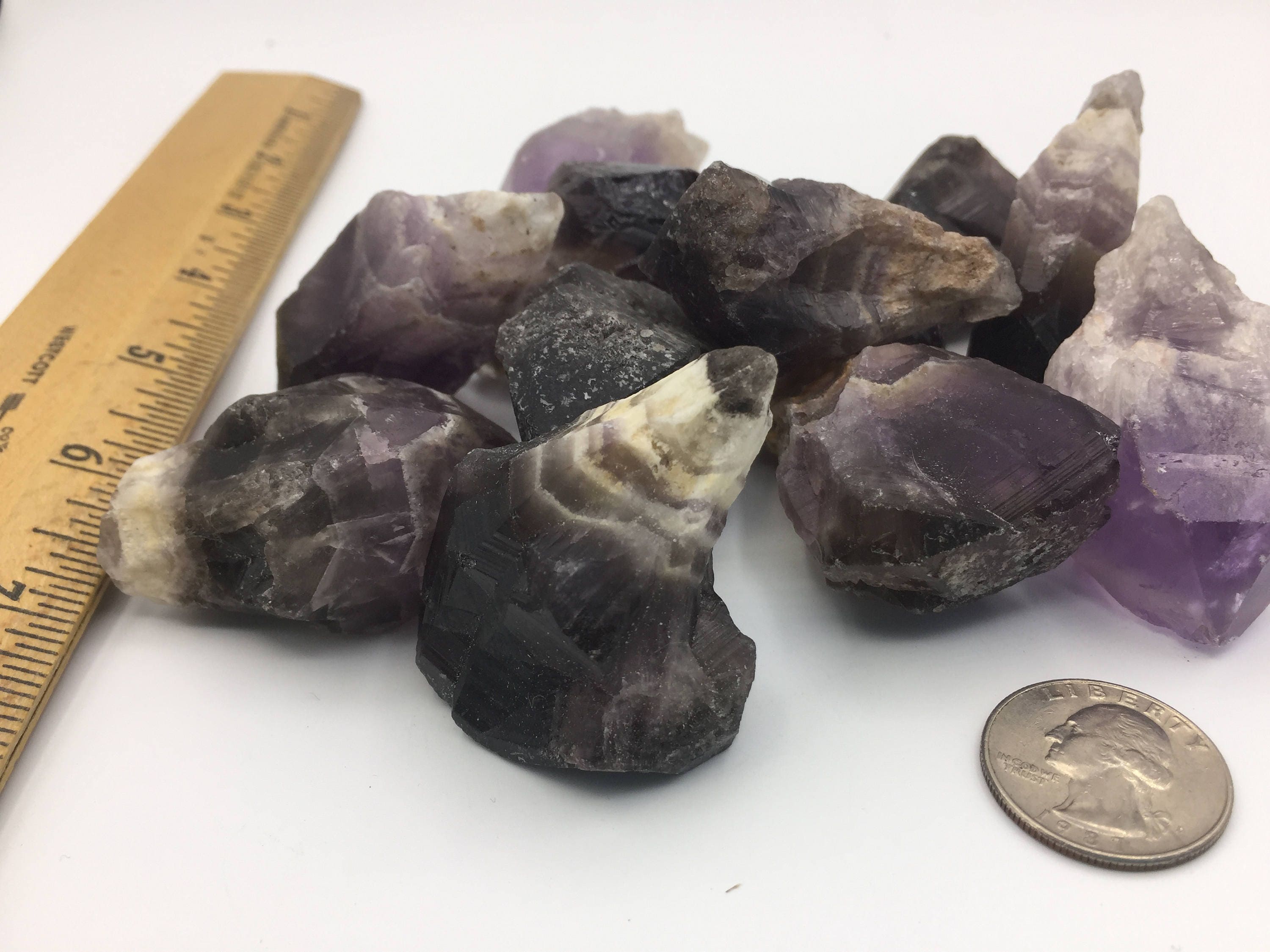 Amethyst Teeth (large) - Blessed - Etsy