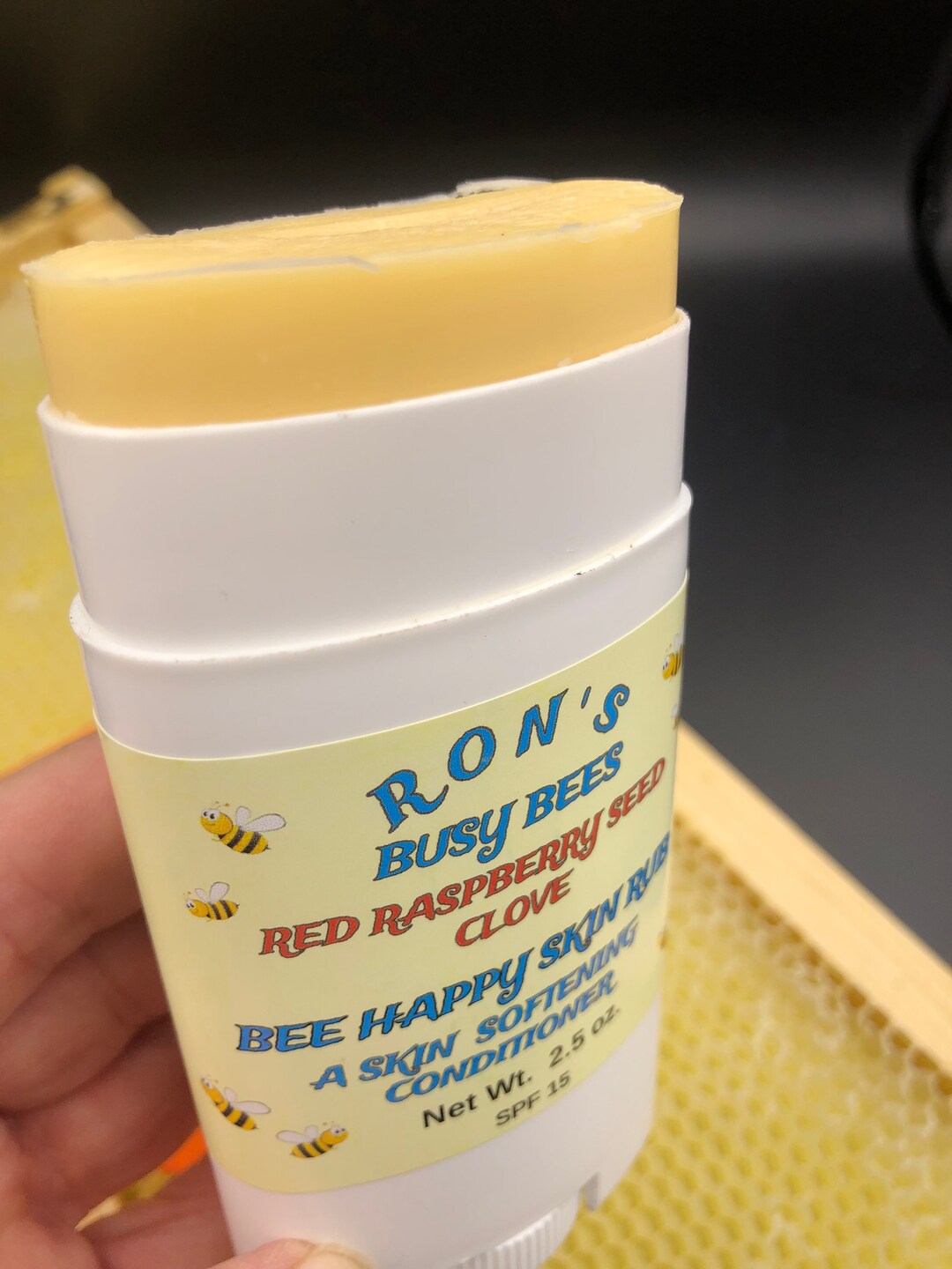 Red Raspberry Seed & Clove, Bee Happy Skin Rub, Ron's Busy Bees - Etsy