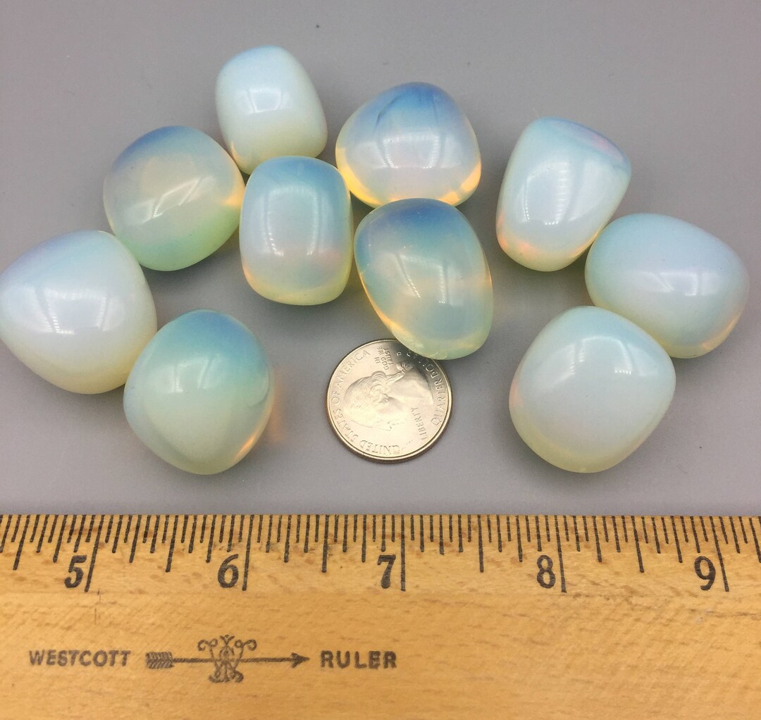 Opal, Synthetic, Tumbled (aka Opalite) - Blessed - Etsy