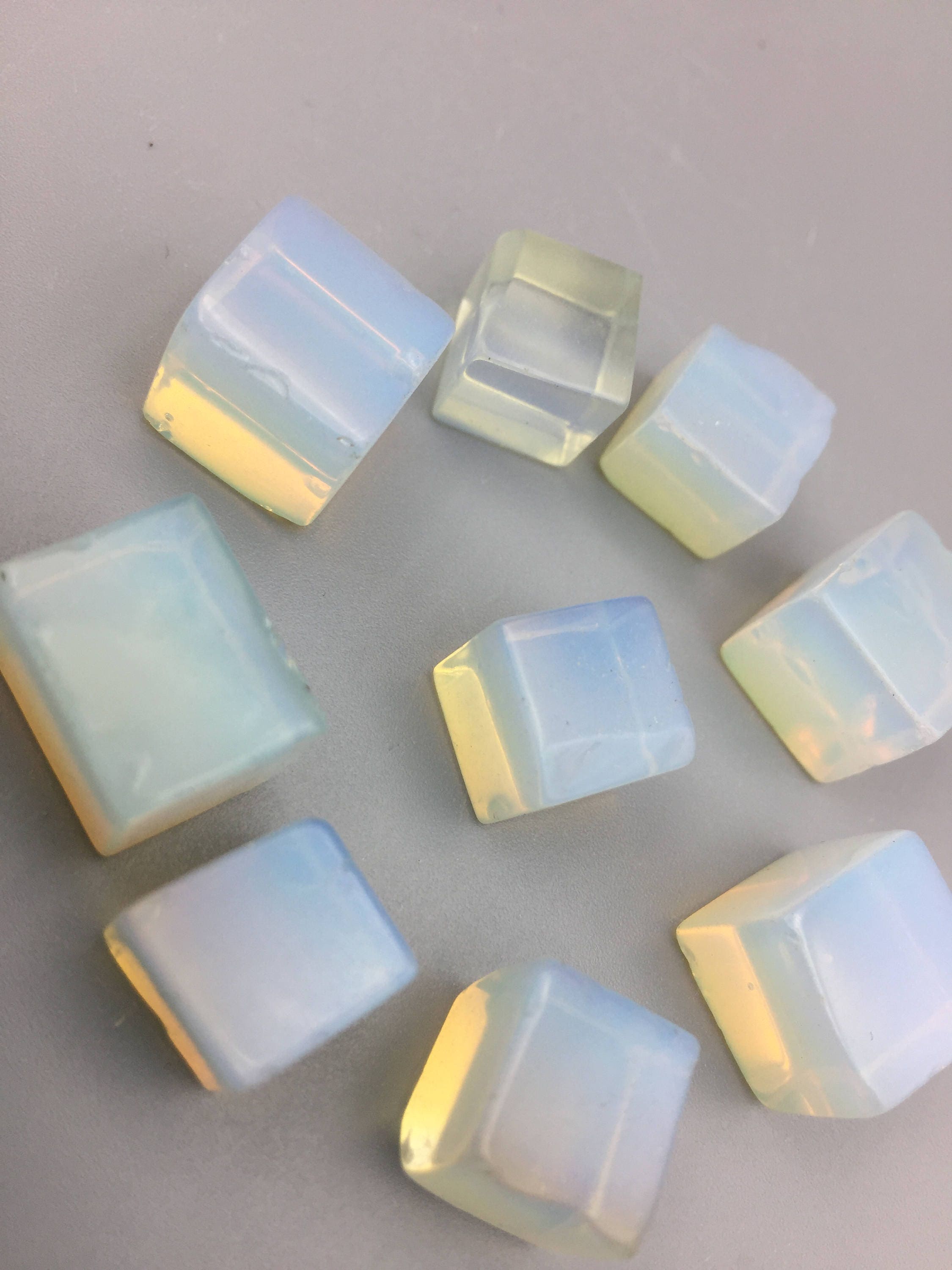 Opal Cube Synthetic aka Opalite Blessed | Etsy