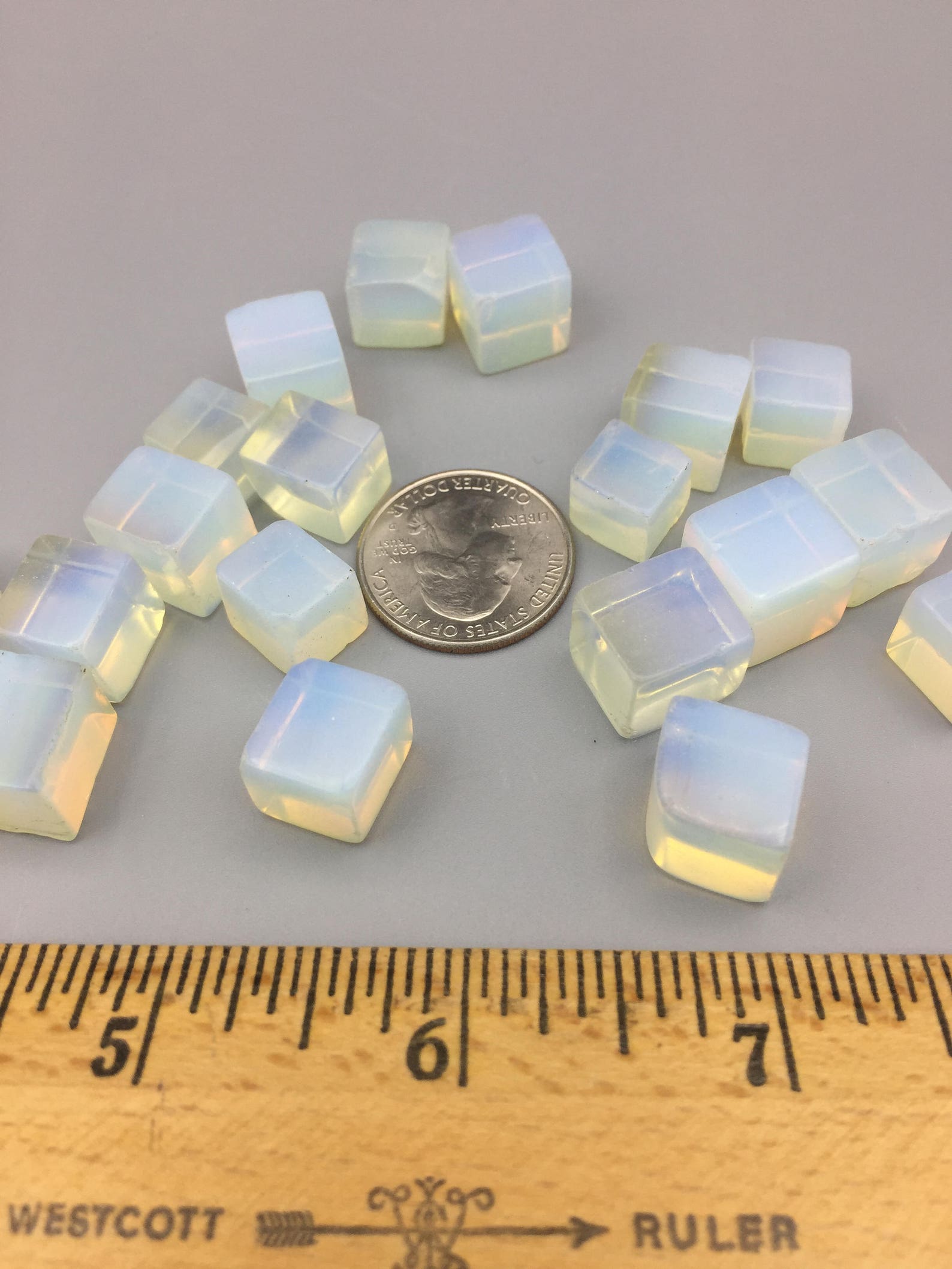Opal Cube Synthetic aka Opalite Blessed - Etsy