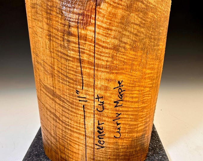 Super Curly Maple Turning Block - Etsy