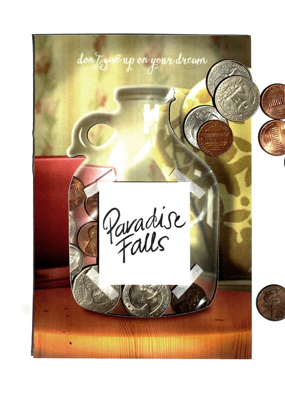 Up Movie Money Jar interactive card. Perfect for weddings | Etsy