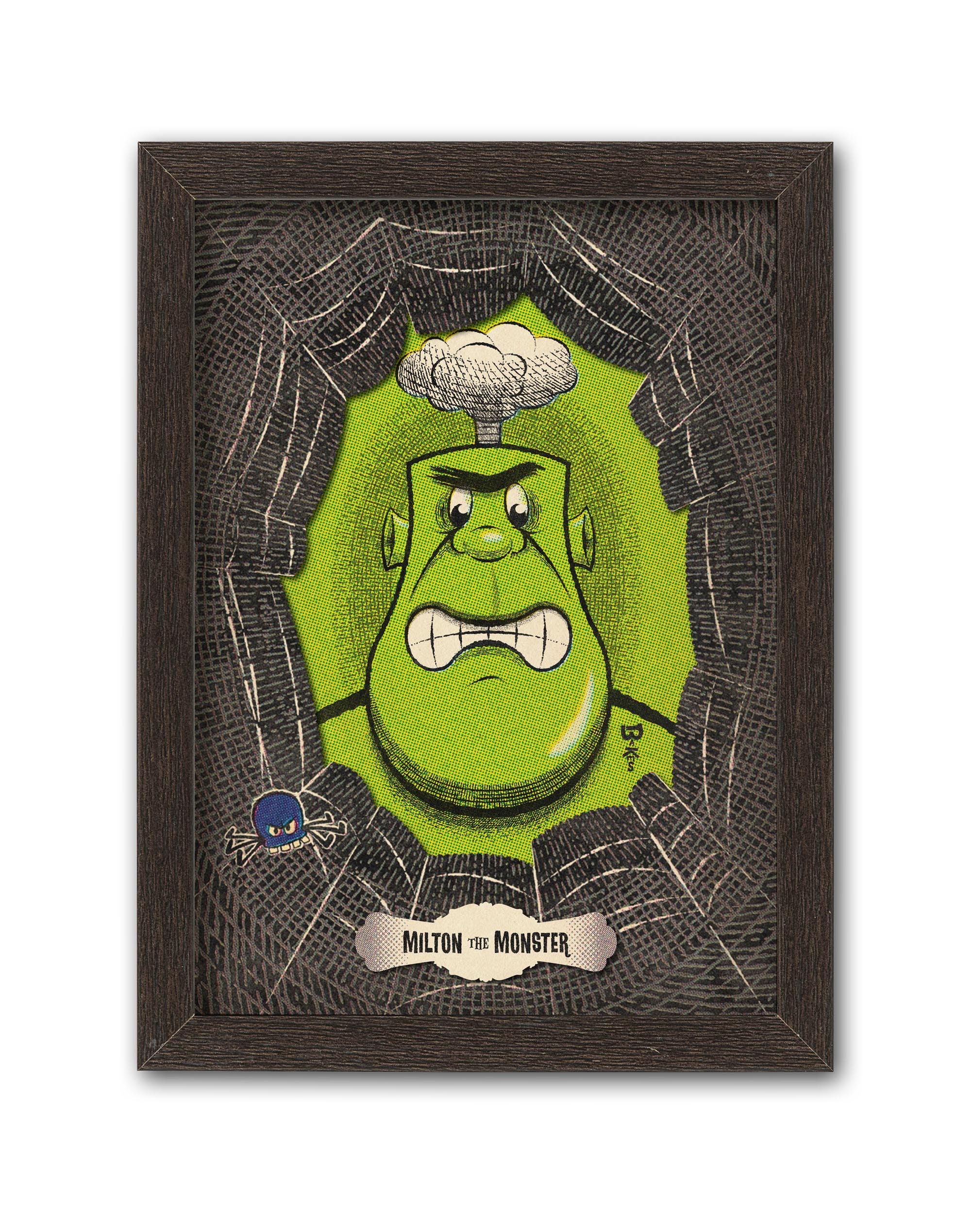 Milton the Monster Framed Portraits - Etsy UK