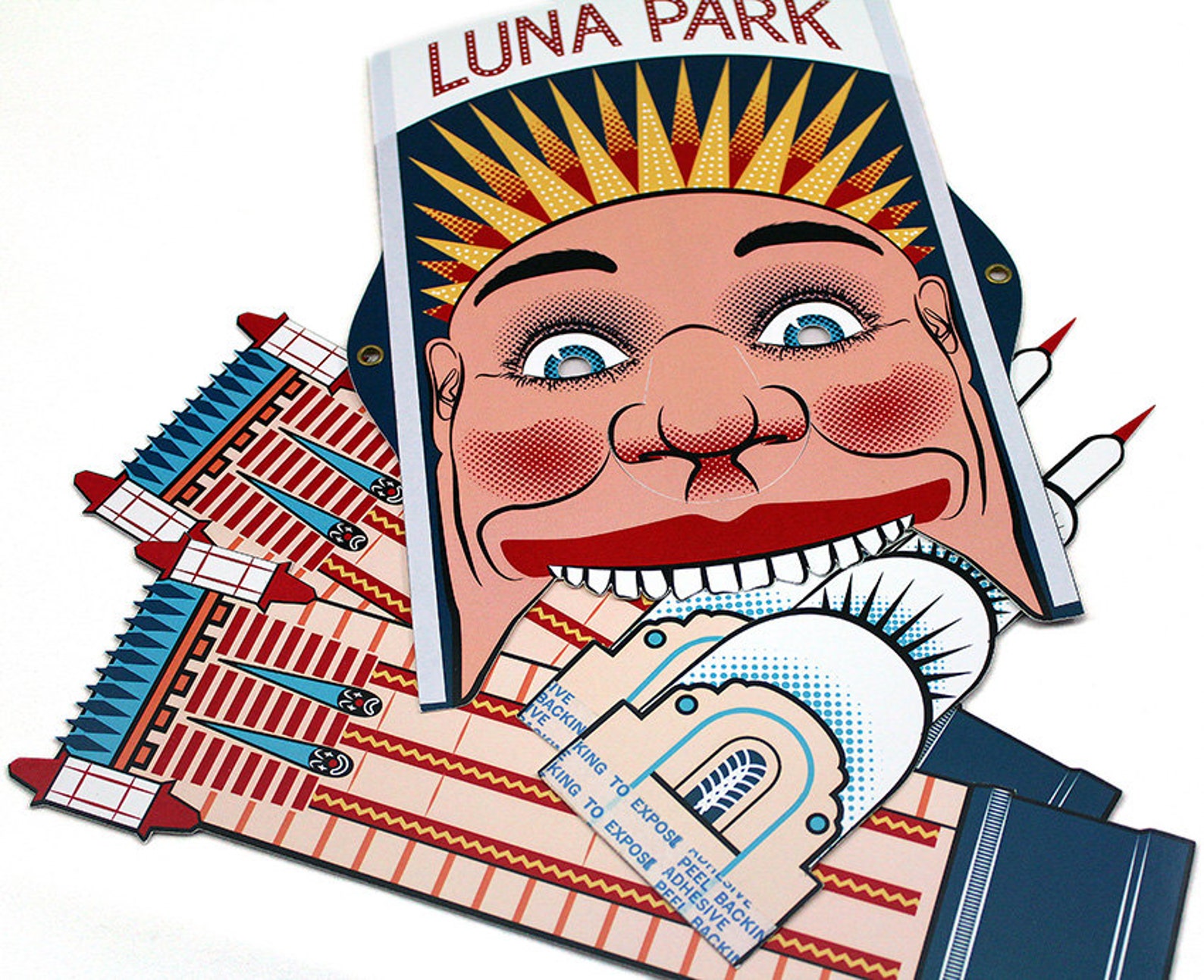 Luna Park Face Mask - Etsy