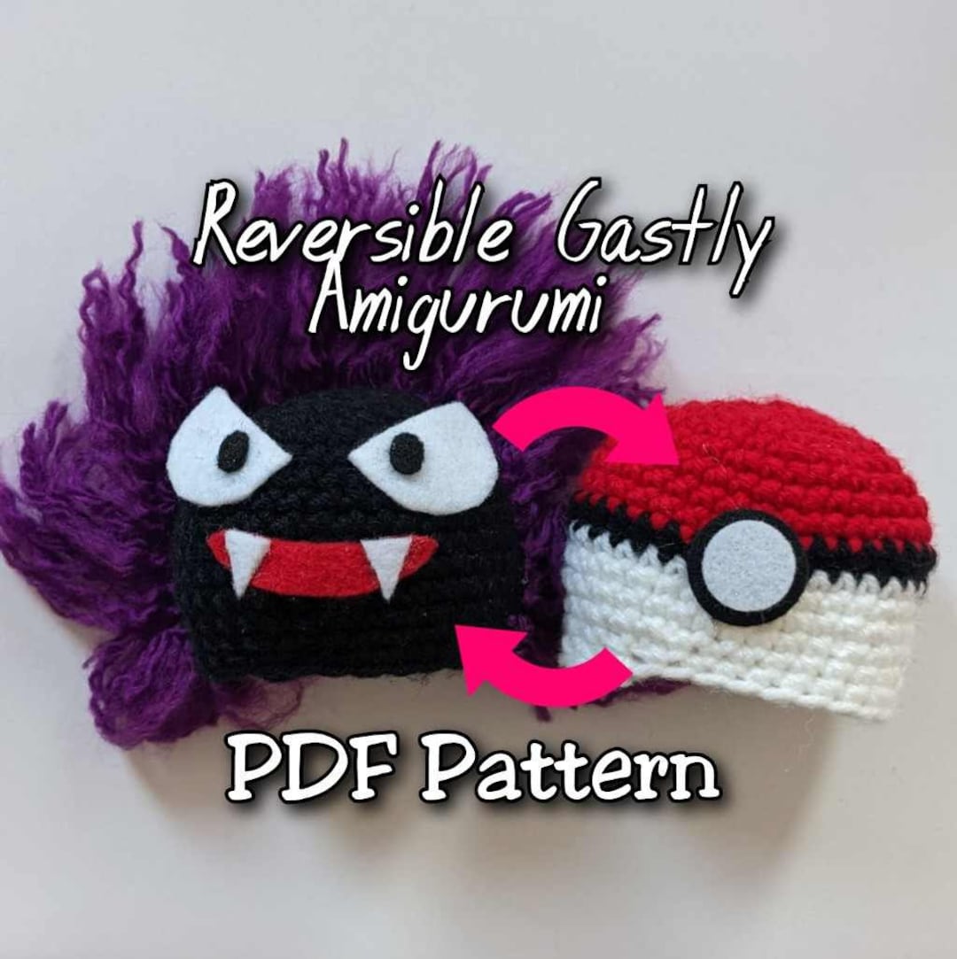Gastly Reversible Pattern - Etsy