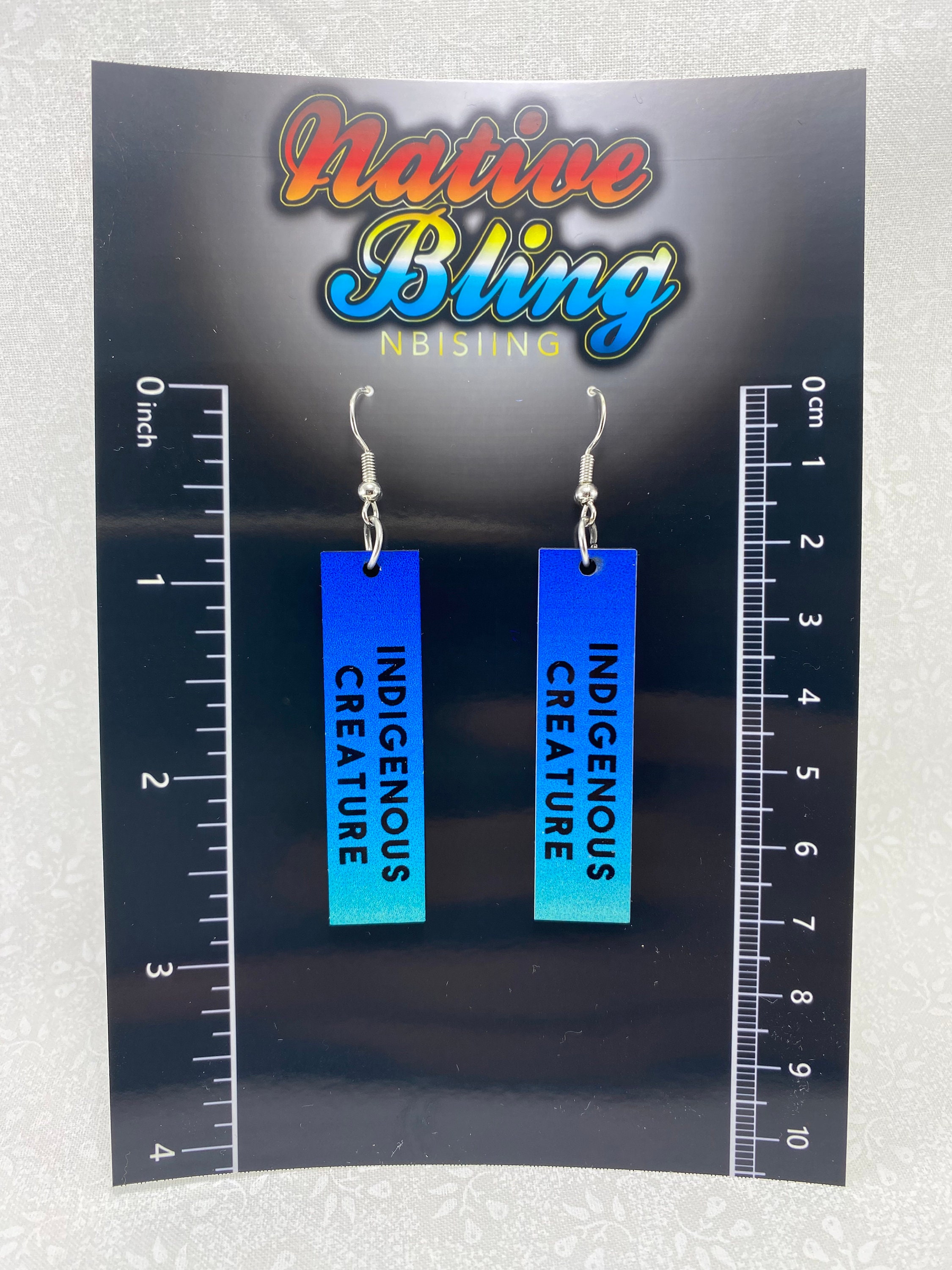 Skoden Earrings First Nations Native Bling - Etsy