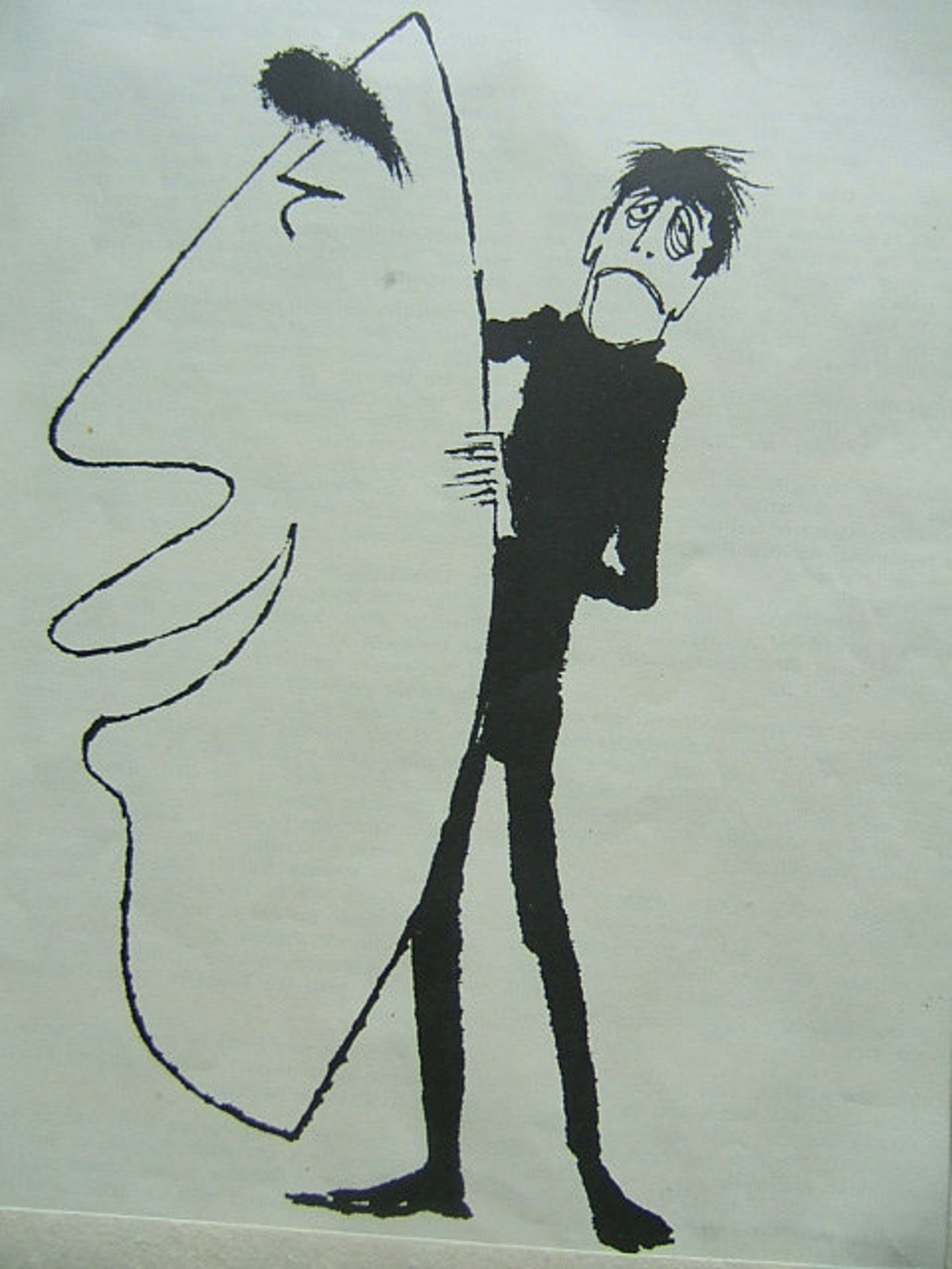 Perry Mason Copy of "false Face" - Drawing by Dorothy Messenger, 1960's ...