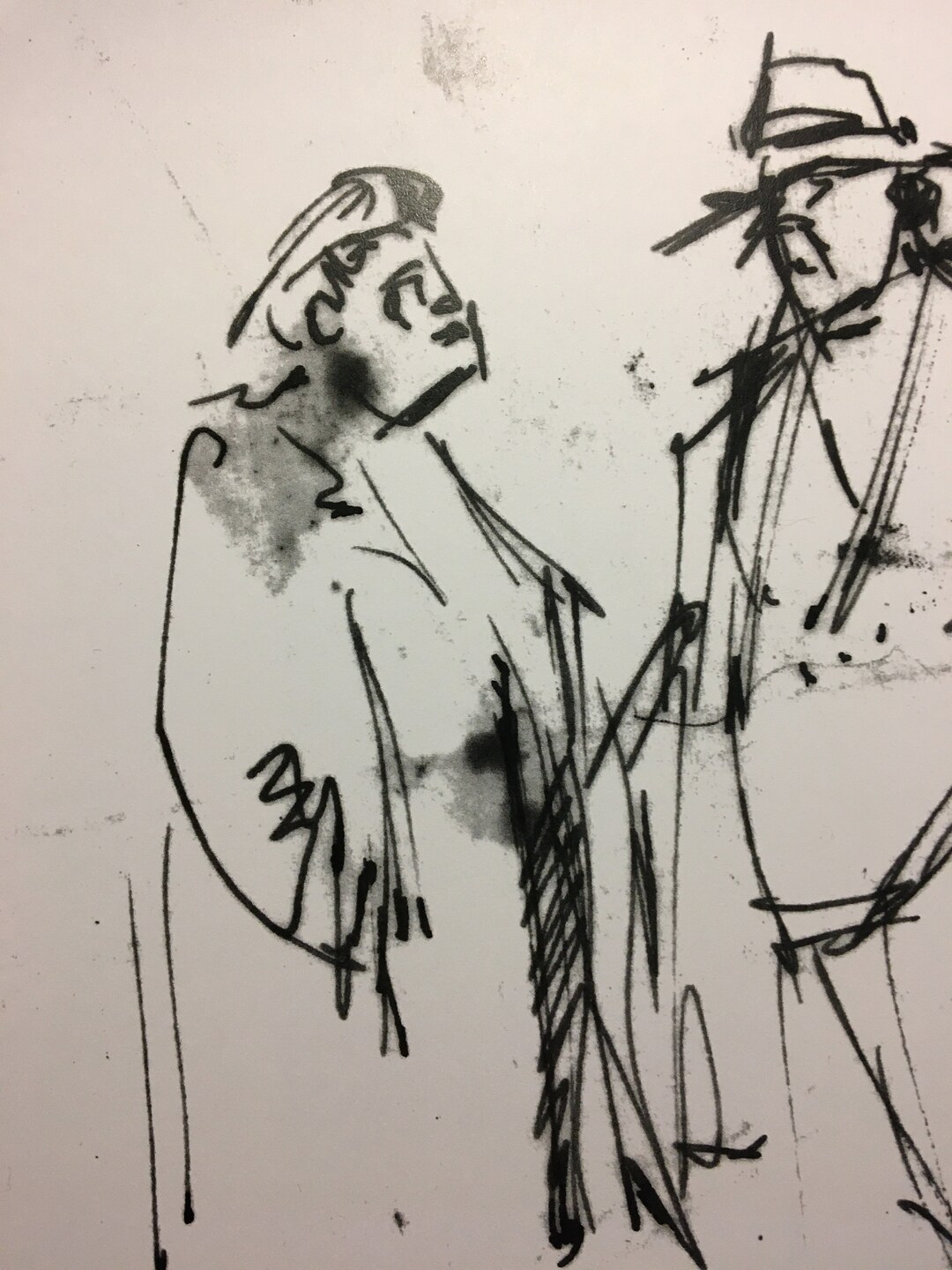 The Russian Spies, Copy of Tissue and Ink Art on 8.5 X 11" Paper, a ...