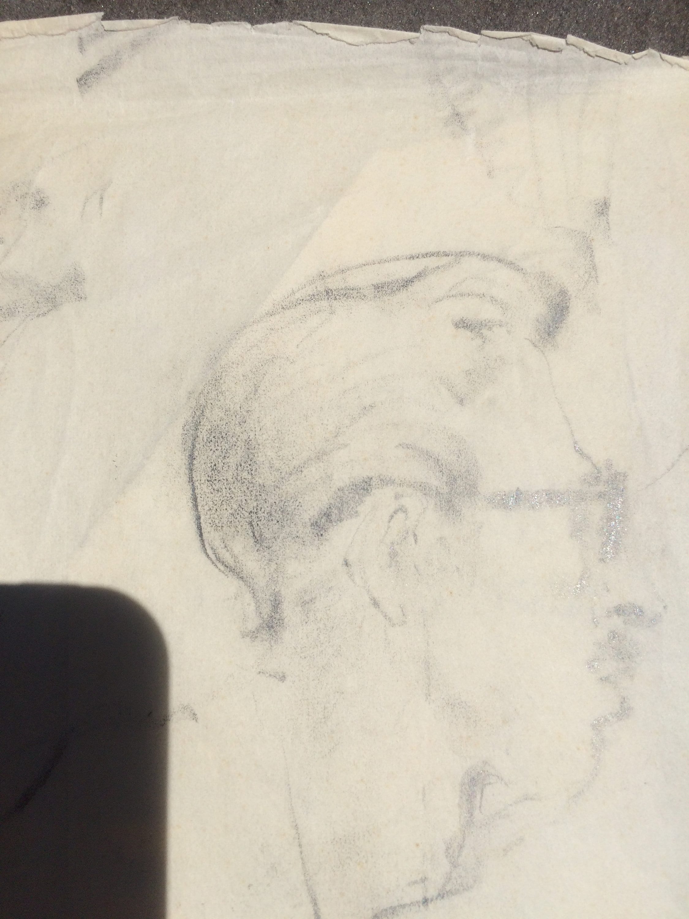 The Professor Original Pencil Sketch on Delicate Paper From - Etsy