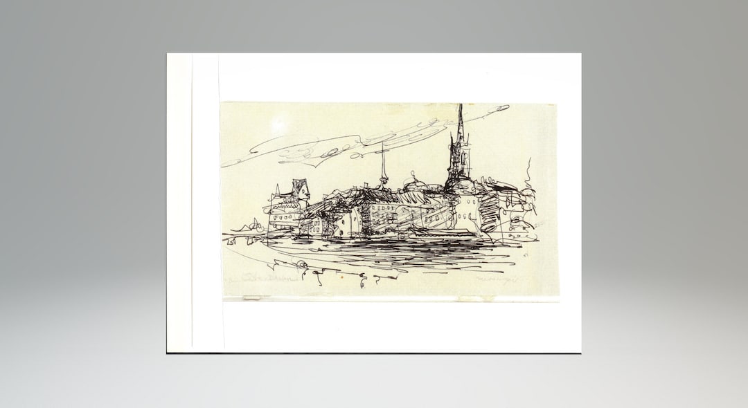 GAMLA - Stockholm - Landscape Drawing by Dorothy Messenger - "stockholm ...