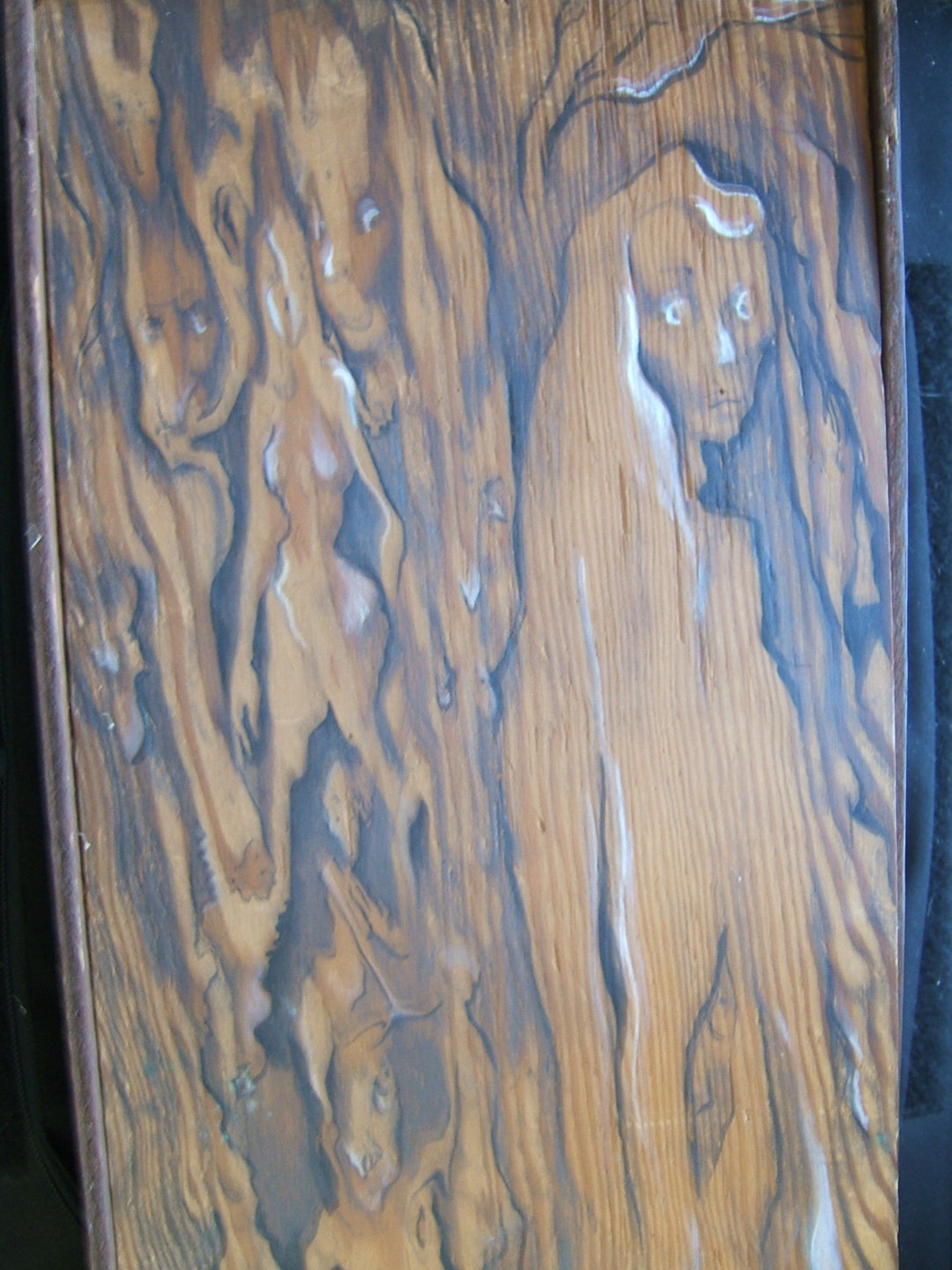 Wood Ghosts, Shading on a Piece of Wood, the Best of the Artist, a Copy ...