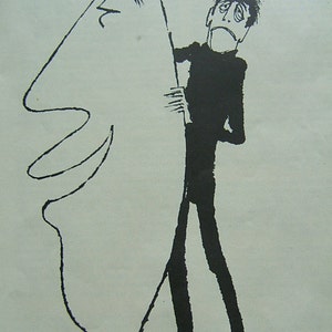 Perry Mason Copy of "false Face" - Drawing by Dorothy Messenger, 1960's ...