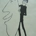 Perry Mason Copy of false Face Drawing by - Etsy