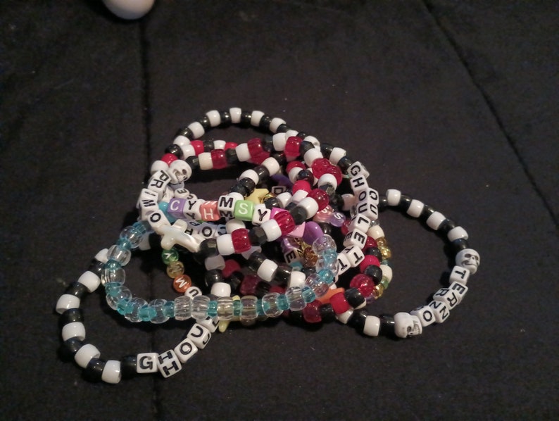 Ghost Kandi Bracelets - Etsy
