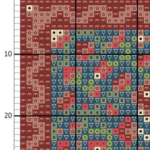 3 PDF 1/24 Scale Dollhouse Rug Cross Stitch Patterns - Etsy