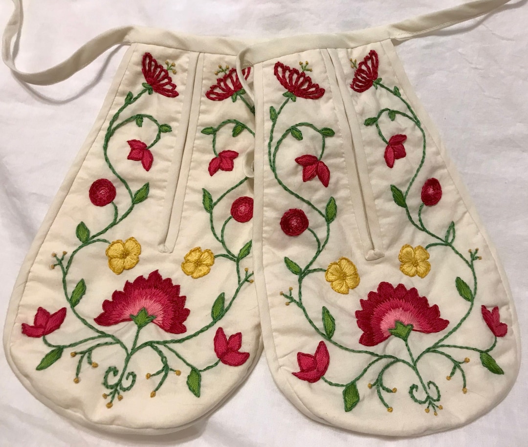 PDF 18th Century Embroidered Pocket Pattern - Etsy