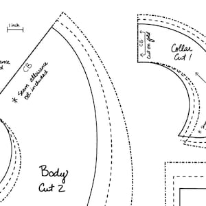 PDF 1830s Pelerine Pattern - Etsy