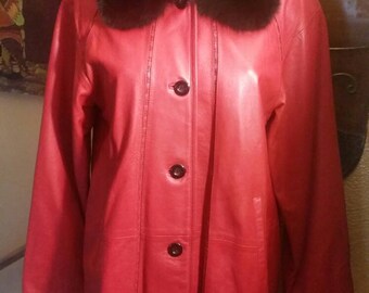 Red Swing Coat - Etsy