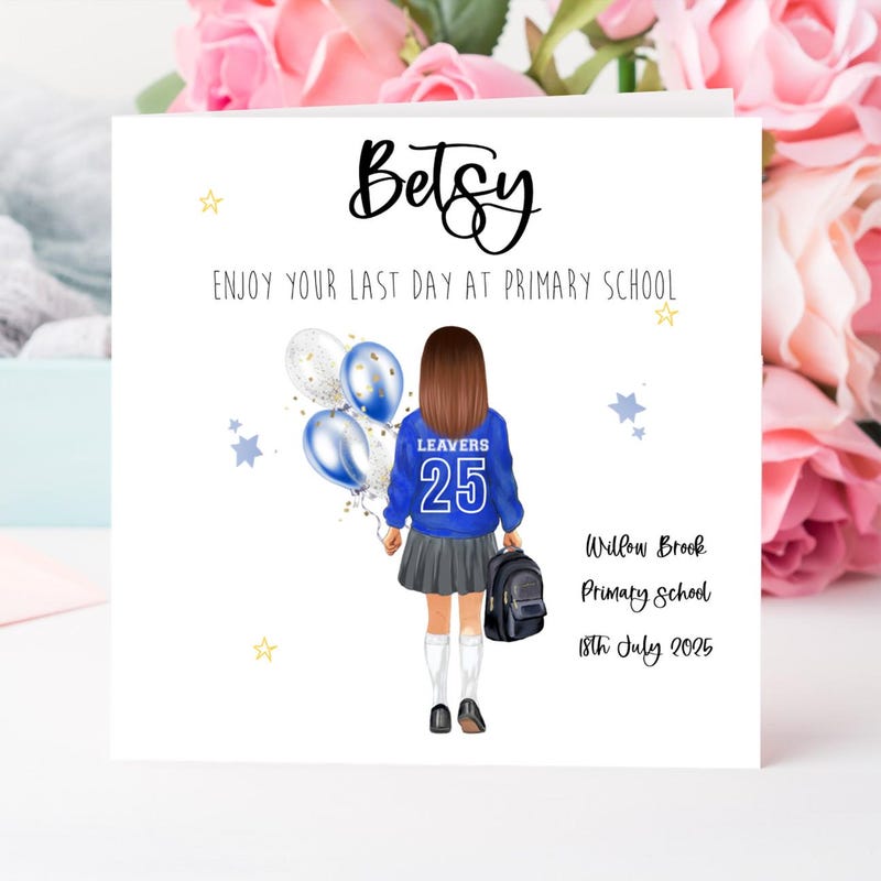 School Leavers Card 2025 - Etsy UK