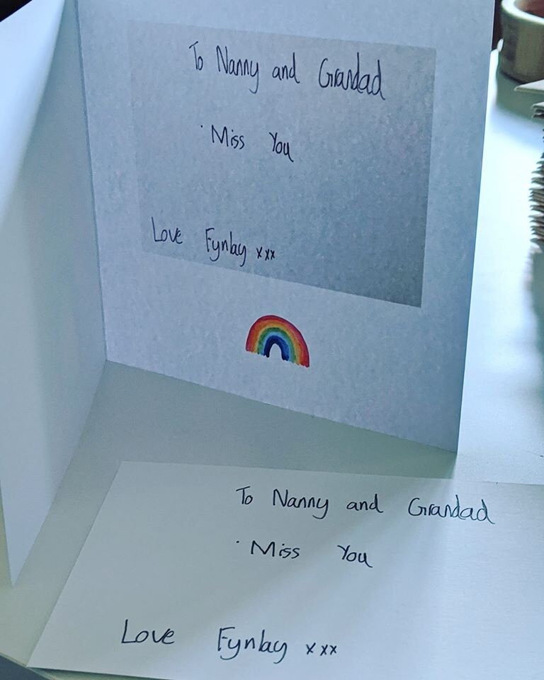 Personalised Missing You Rainbow Card Grandparents - Etsy UK