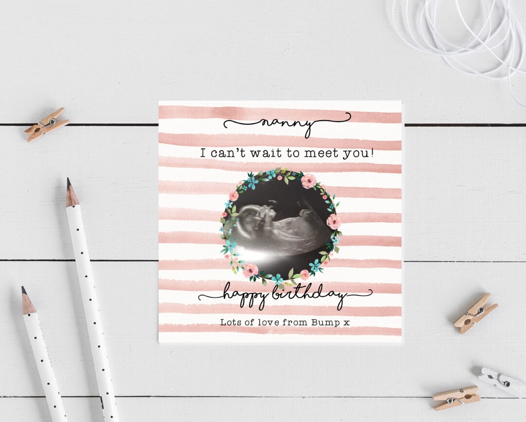 Personalised Scan Photo Birthday Card - Etsy