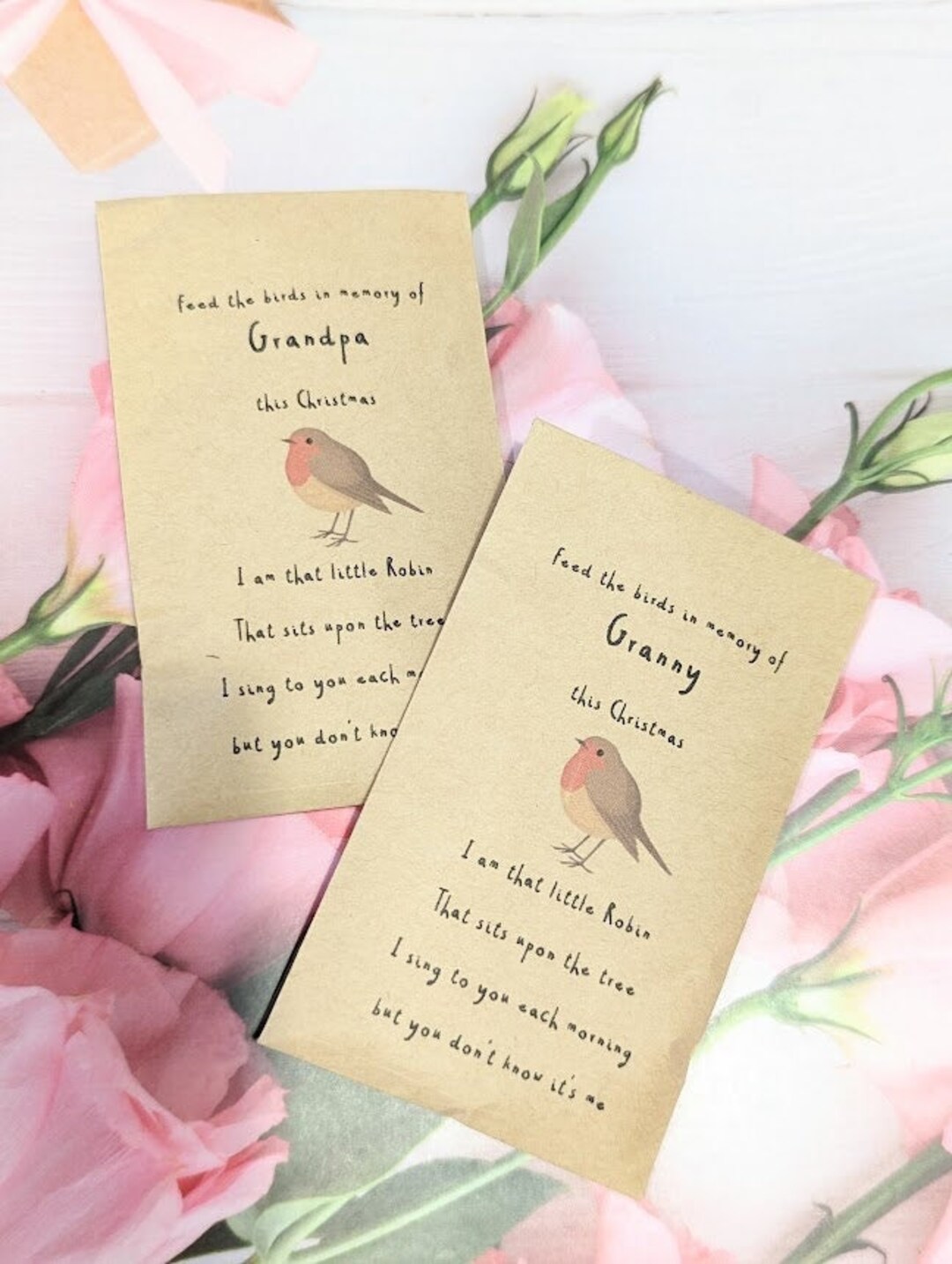 Personalised Feed the Birds in Memory of Mum/dad/nan/grandad Wording ...