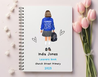 School Leavers Scrapbook, Personalised, Memory Book, Primary, Secondary ...
