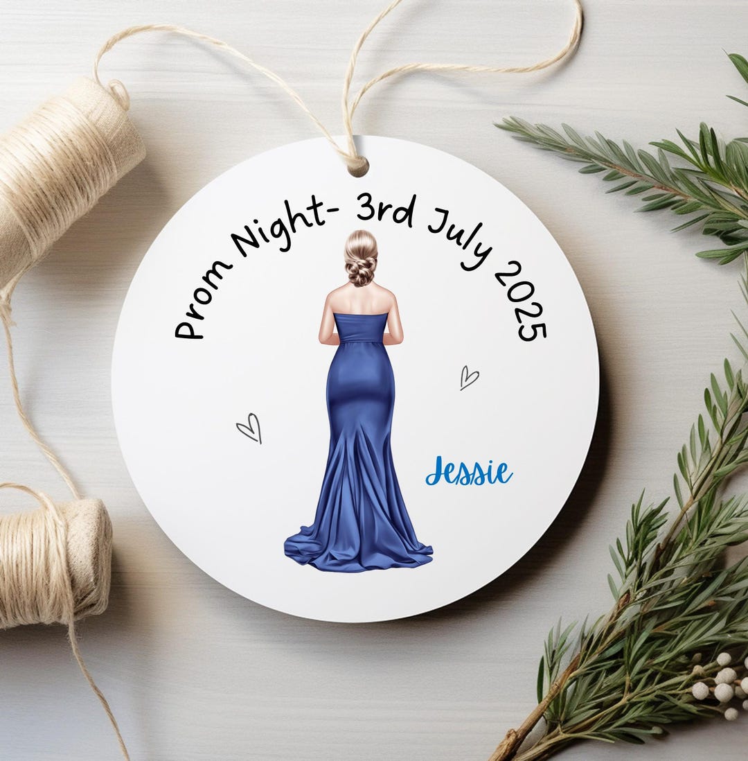 Personalised Prom Dress Hanger Tag: Keepsake Prom Gift - Etsy UK
