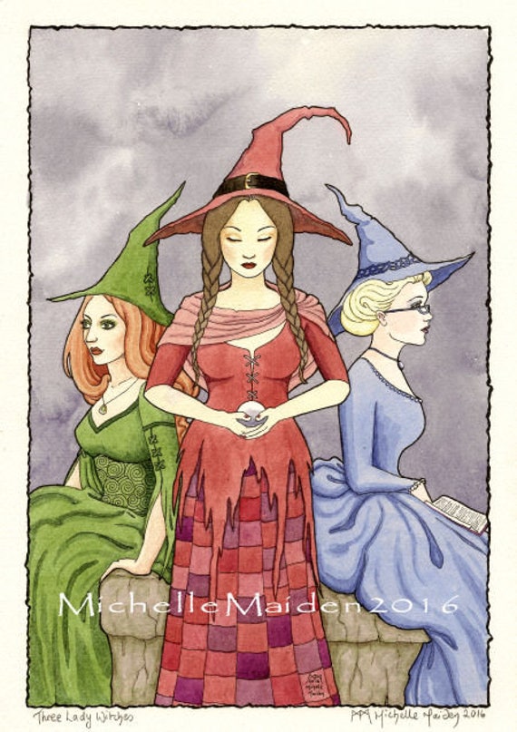 Three Witches Drawing