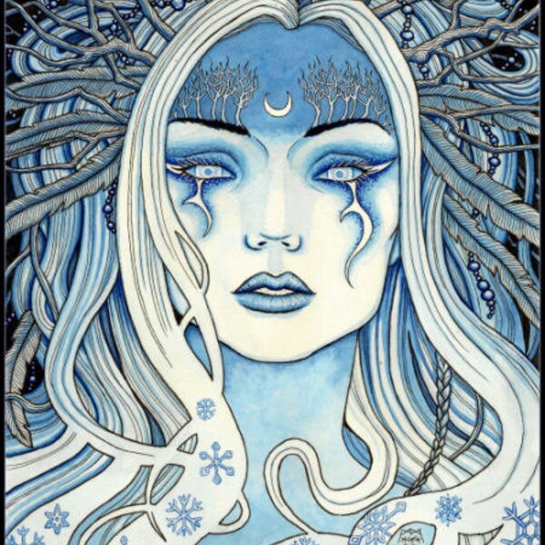 Winter Goddess - Etsy