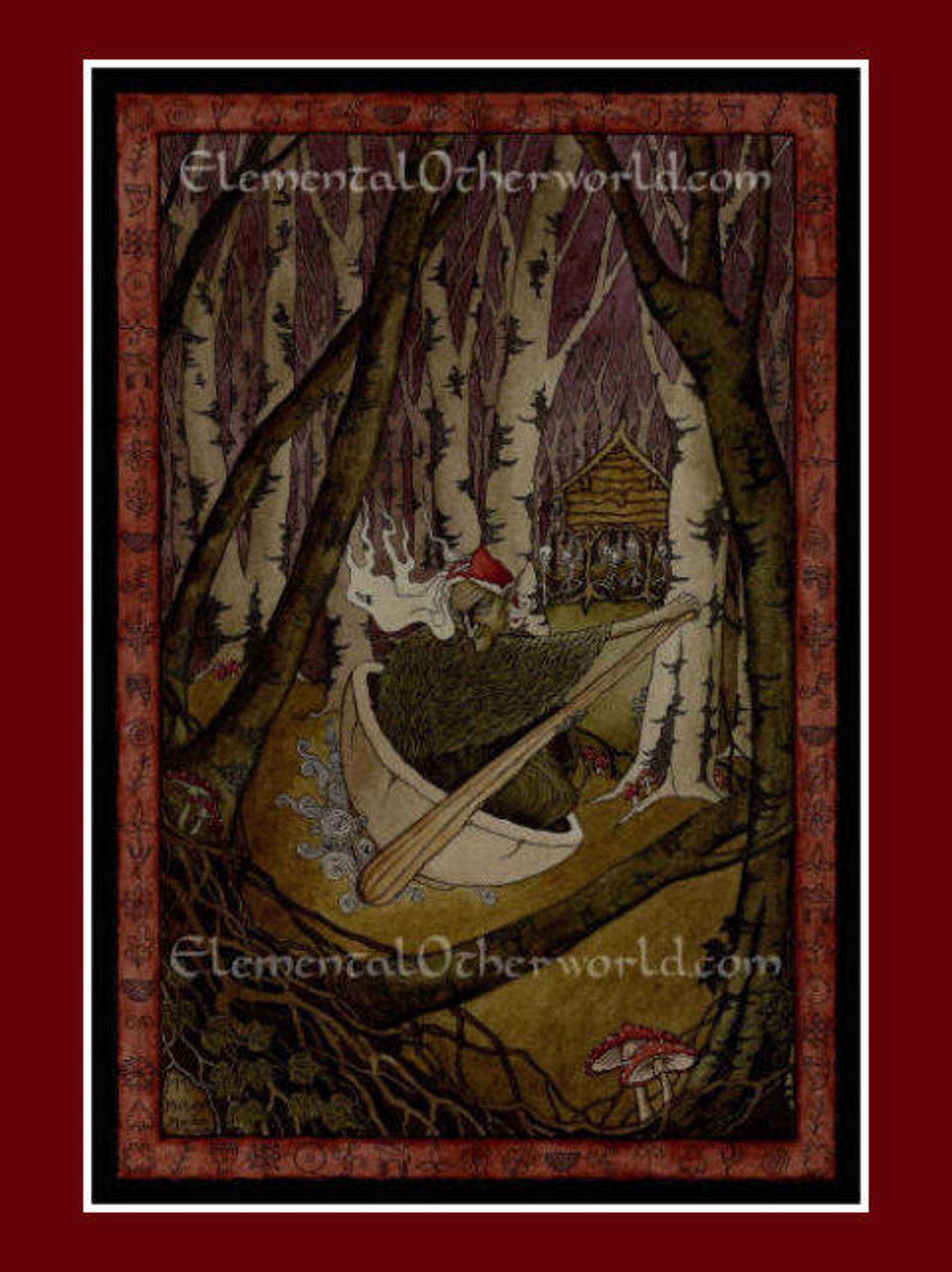 Crone Cards Set 5 HANDMADE Pagan CARDS Set Wiccan Card. - Etsy